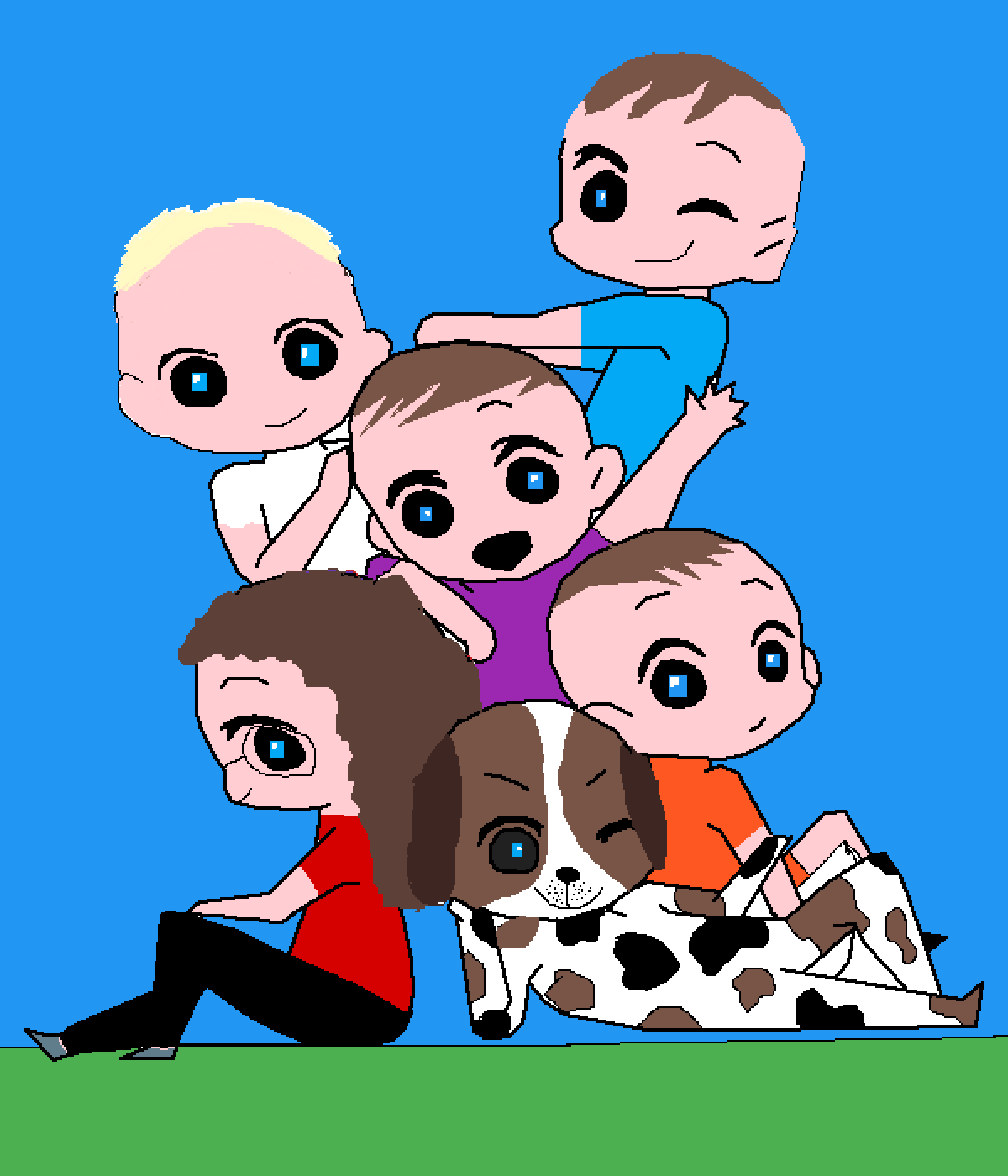 Editing My fam - Free online pixel art drawing tool - Pixilart