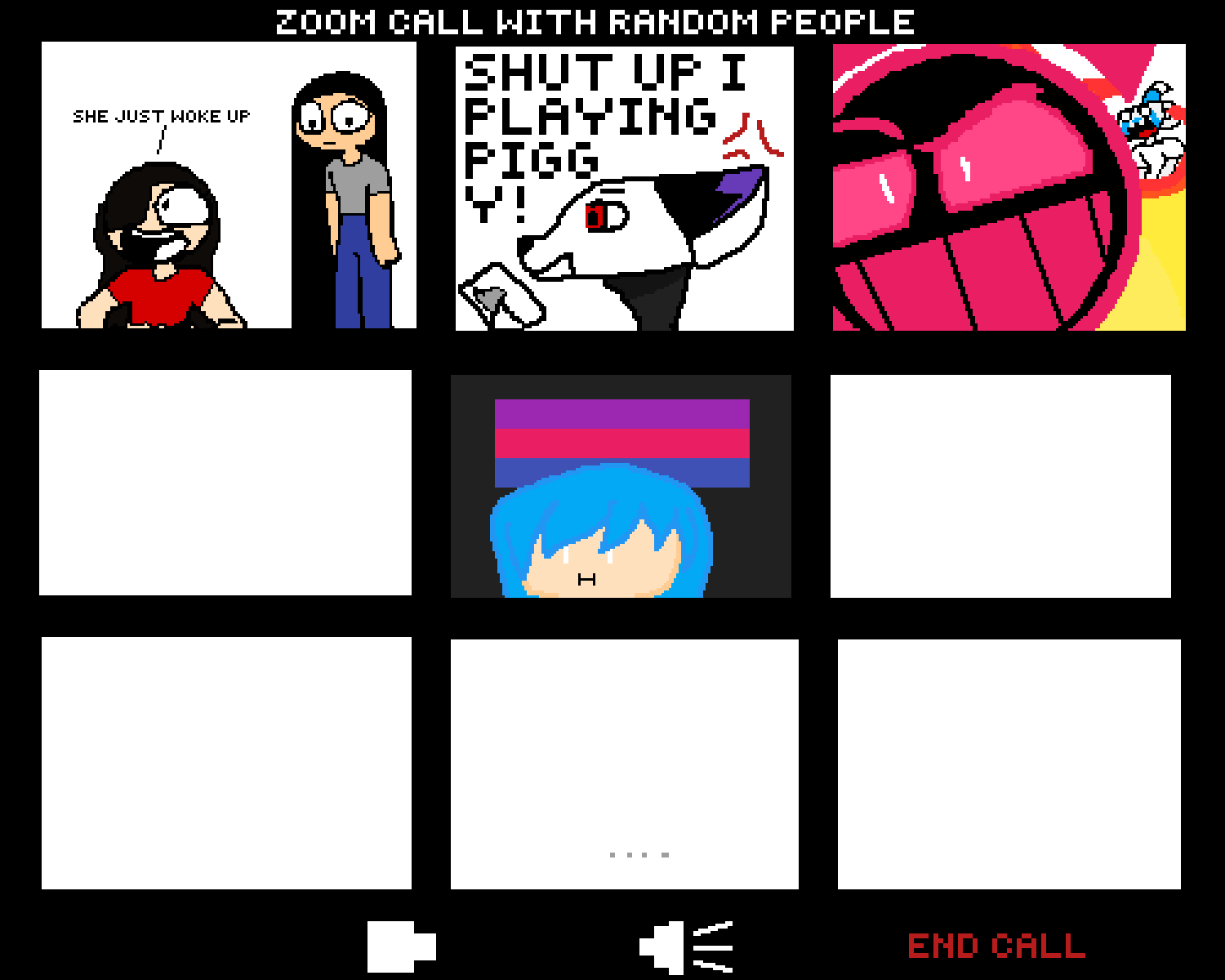 Editing zoom call - Free online pixel art drawing tool - Pixilart