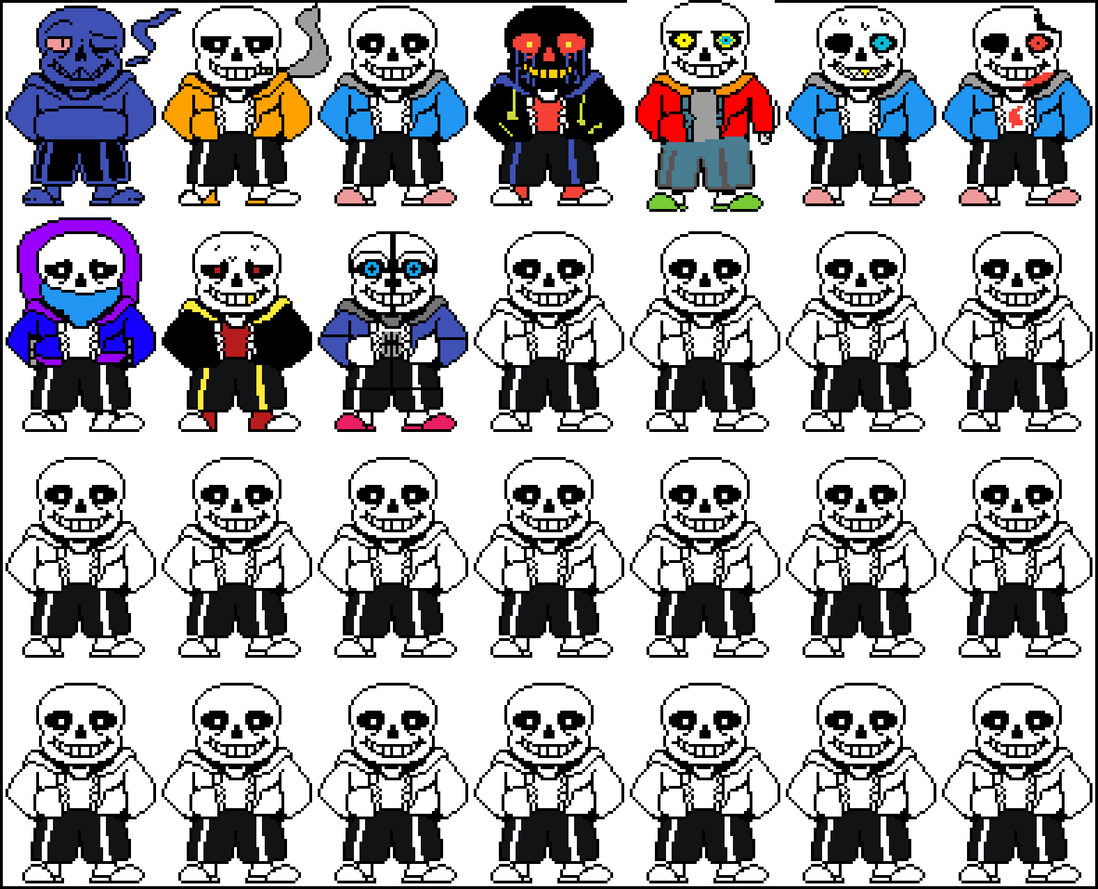Editing Funtime sans - Free online pixel art drawing tool - Pixilart