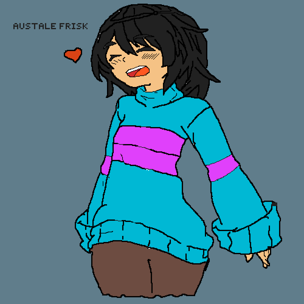 Pixilart - austale frisk make own au by spenceraus2
