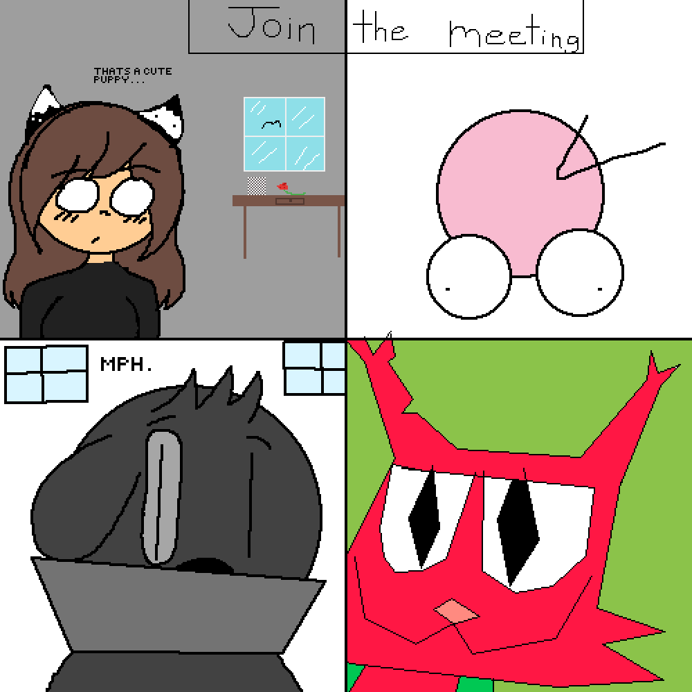 Pixilart - My meep is bored - w - by hufflepufflife