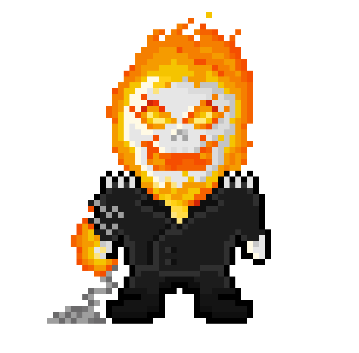 Pixilart - ghost rider by garrett5