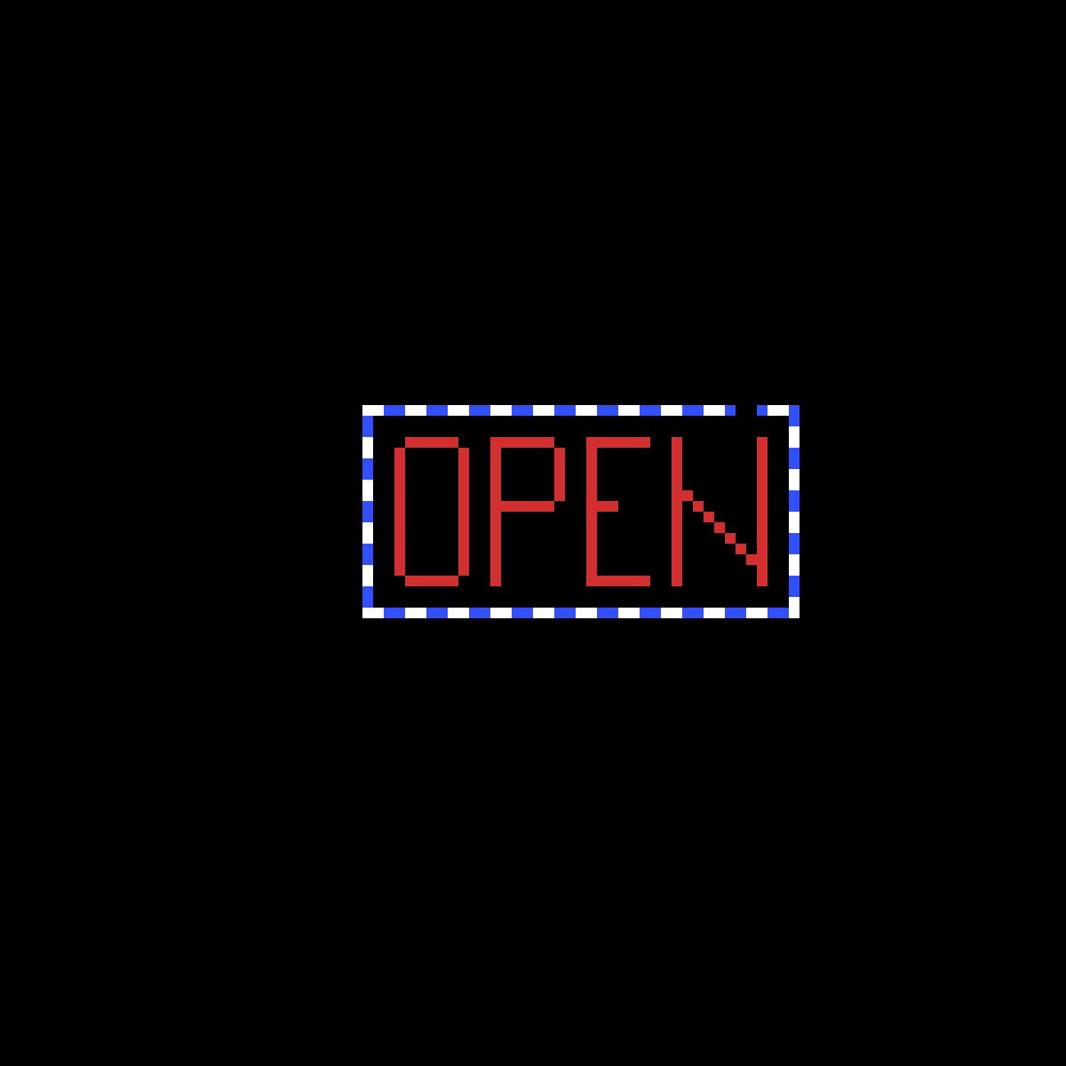 Pixilart - Open sign GIF by CheeseStick2K08