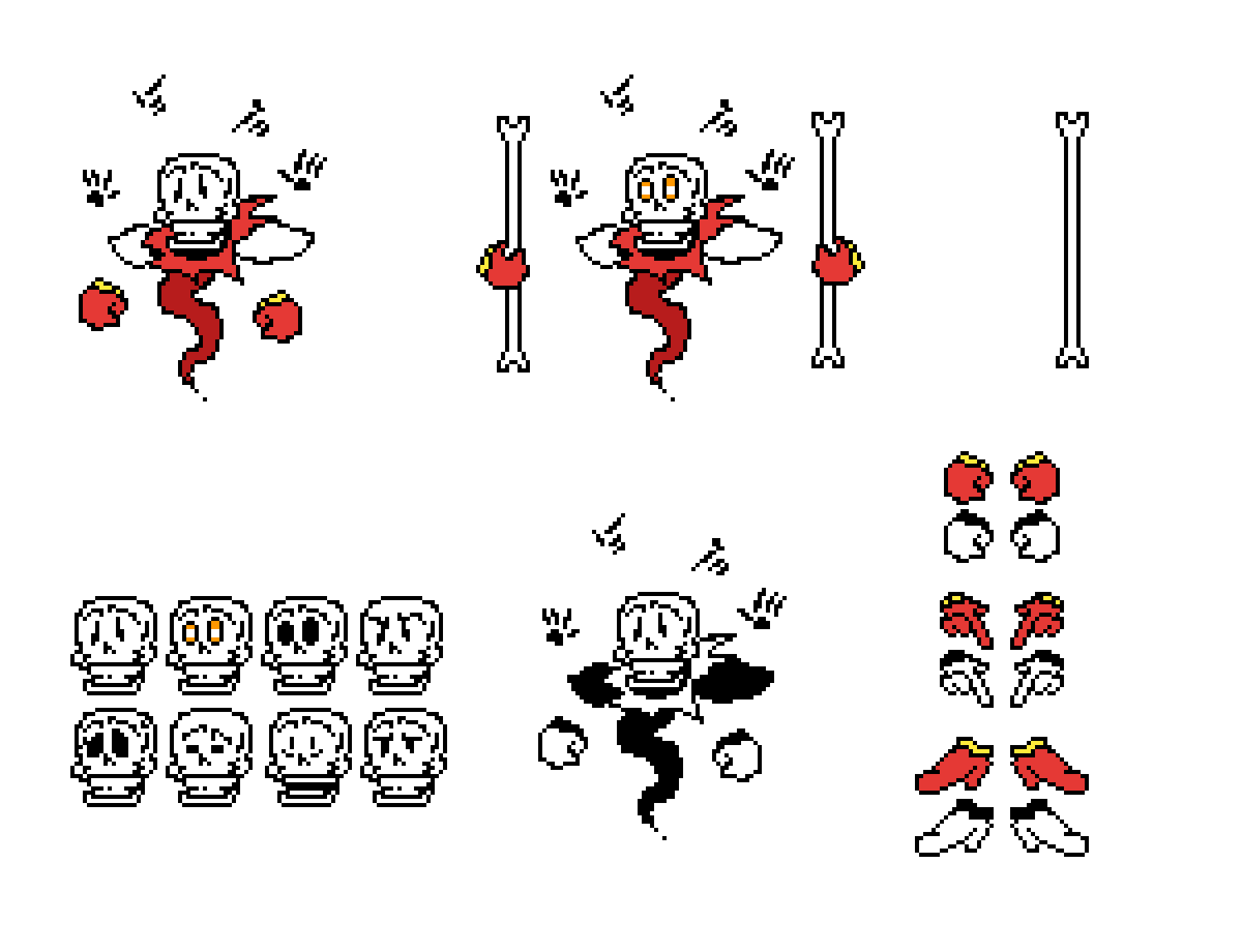 Pixilart - K Au s Phantom Papyrus by undertale-pixil