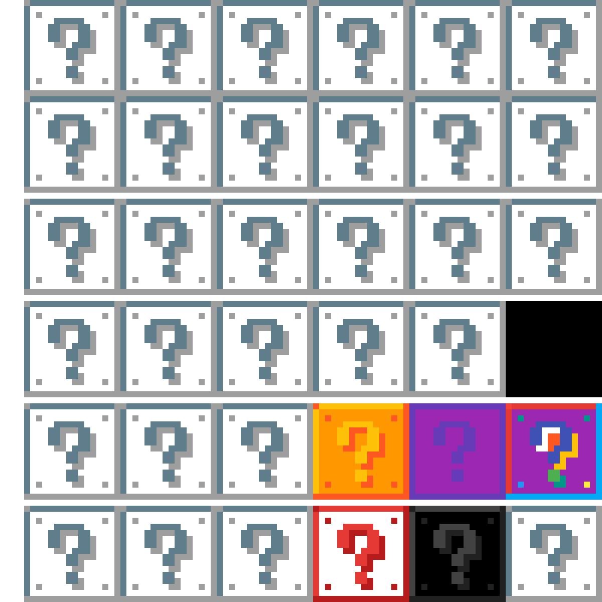Pixilart - lucky blocks wip by Obvious-fish