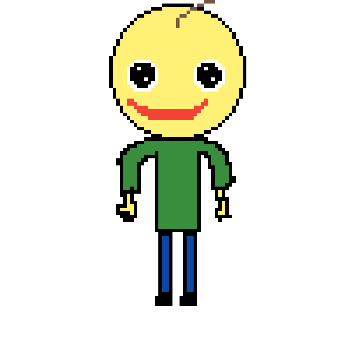 Editing Baldi - Free online pixel art drawing tool - Pixilart