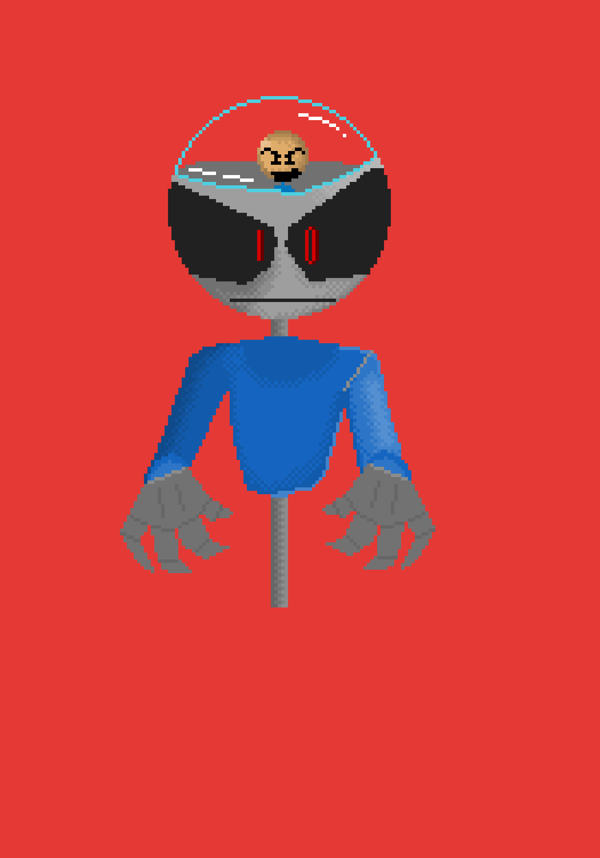 Pixilart - Death Bot by Comic-Aaron