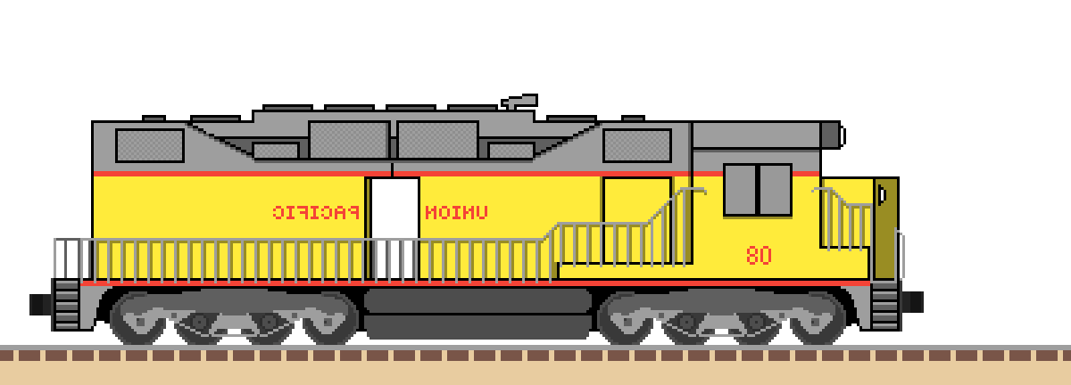 Pixilart - union pacific by color-forever