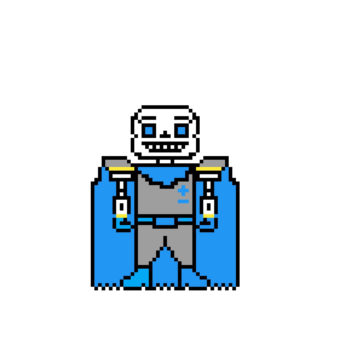 Editing Team!Swapped Sans (Overworld Sprite).png - Free online pixel ...