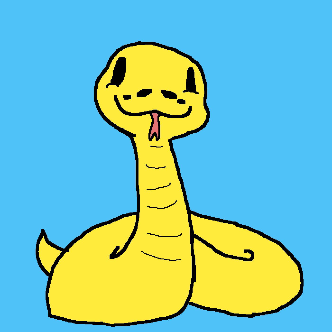 Pixilart - i'm a snake by Dogsandfrogs