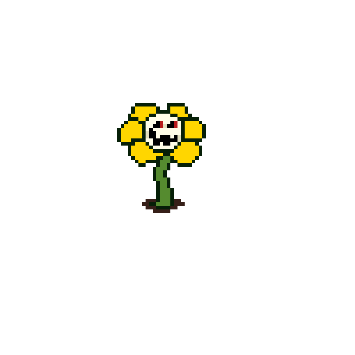 Pixilart - Flowey is even more ready by Lace1