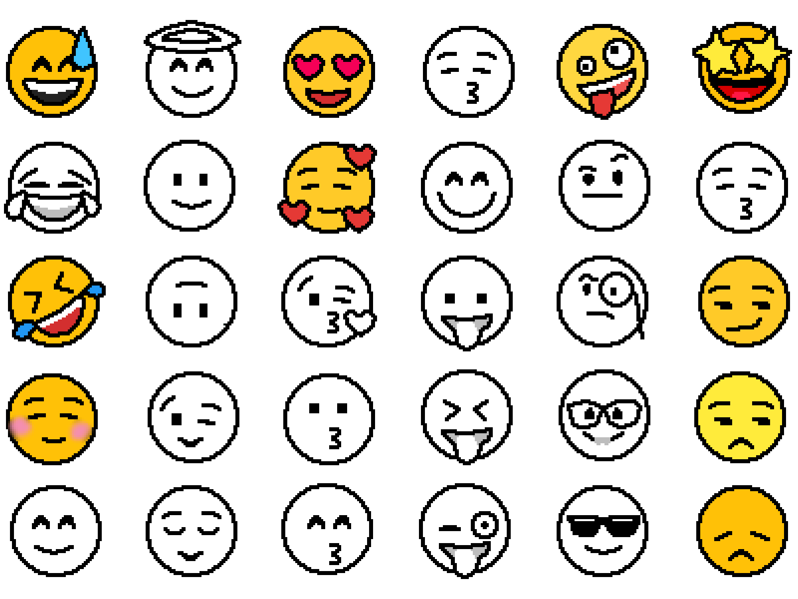 Pixilart - Emoji collab by LunaLovegood28