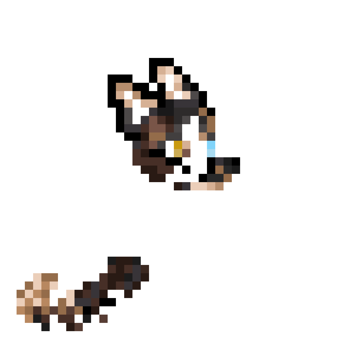 Pixilart - Starbound Character by meowtaindew