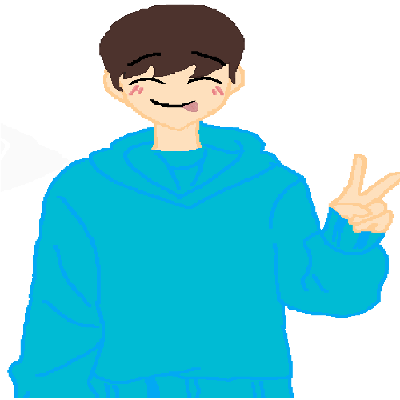 Pixilart - Anime boy which looks by Worthless-Thing