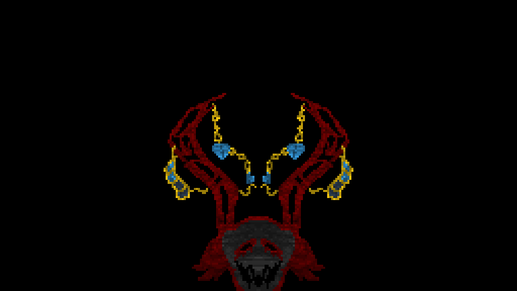 Pixilart - Red Tribal Mask/ head gear by Spiders