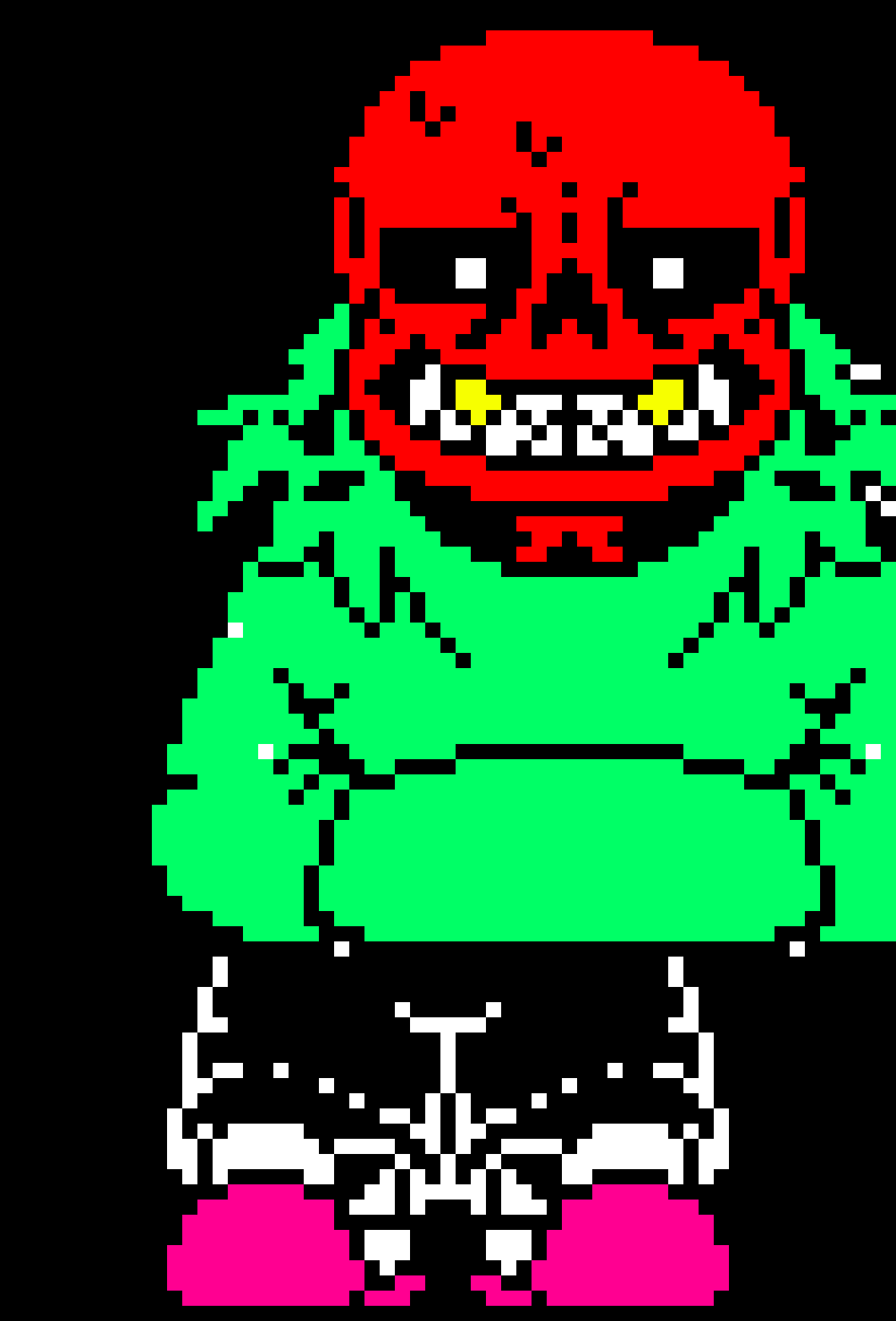 Editing Fell Sans my take - Free online pixel art drawing tool - Pixilart