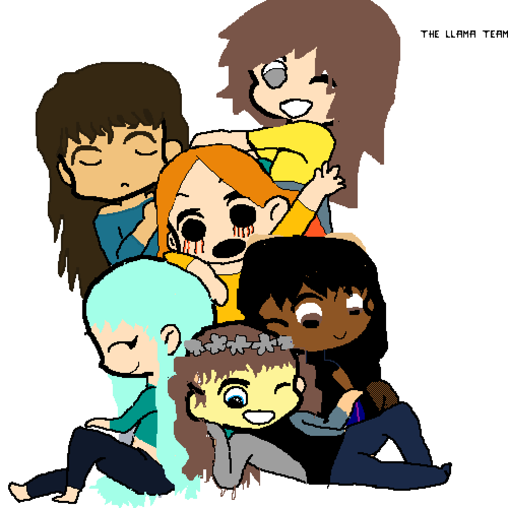 Pixilart - llama team by yoosungsgf