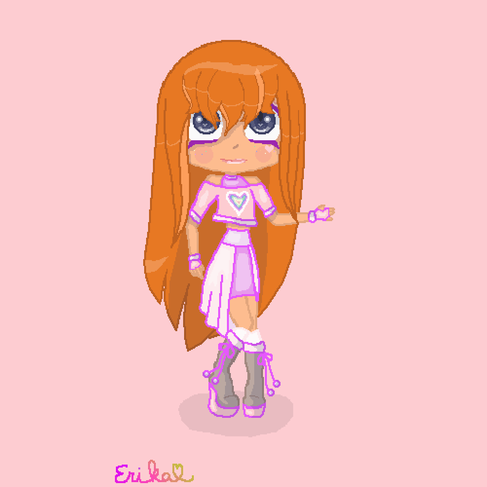 Editing Chibi Eri gif - Free online pixel art drawing tool - Pixilart