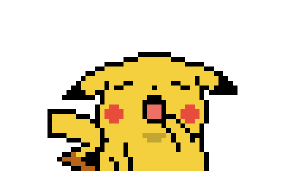 Pixilart - Sleepy Pikachu by Cutecreeper61