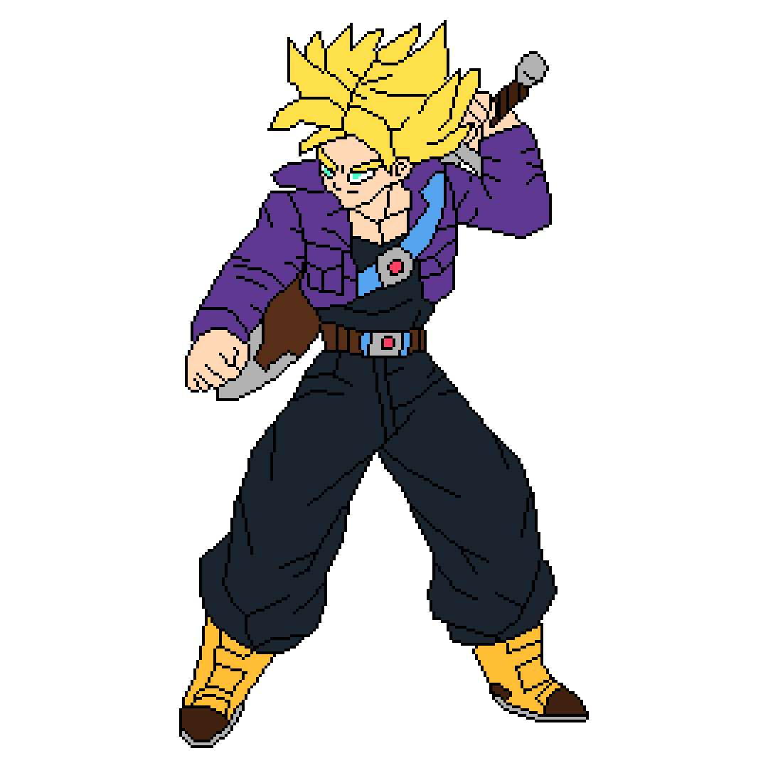 Pixilart - Future Trunks by Rezok