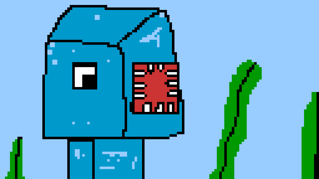 Pixilart - Squid Nugget by DatOneAsianKid