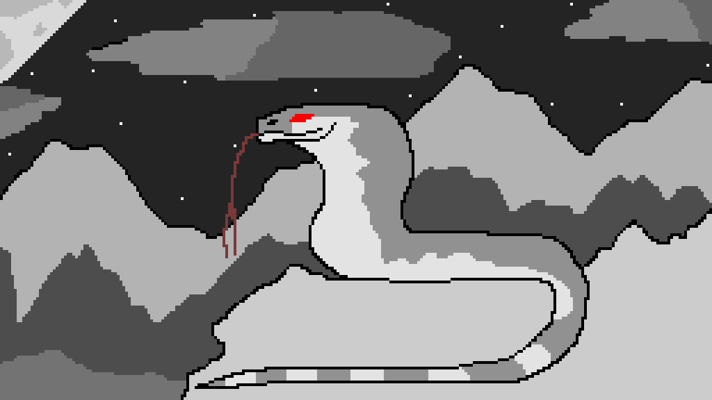 Pixilart - Snow Viper by EmeraldSerpent