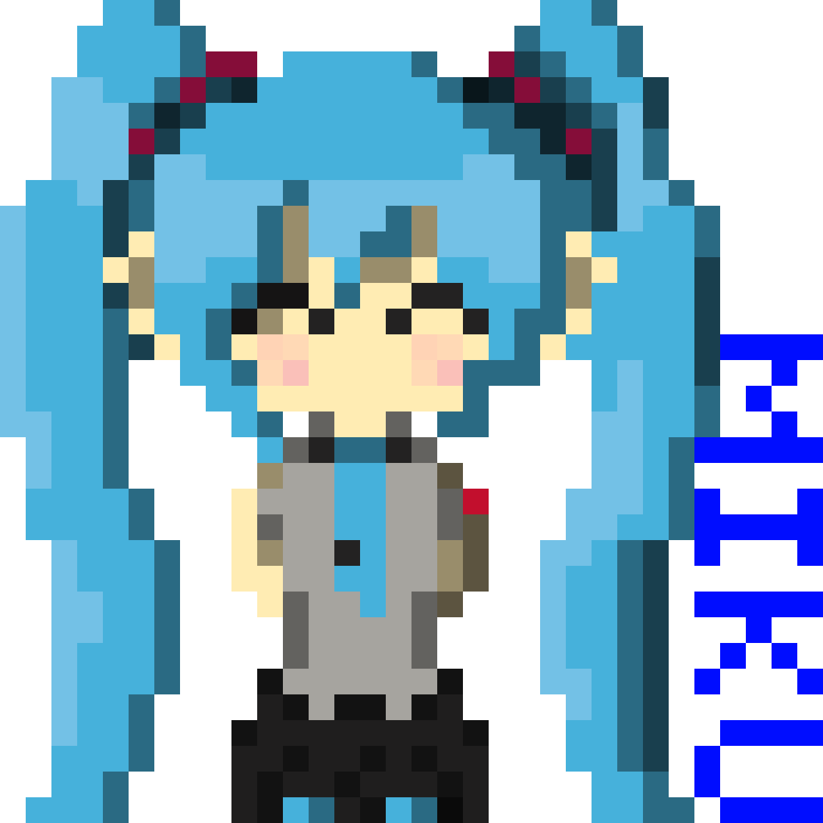 Pixilart - Miku Miku by YasRocks
