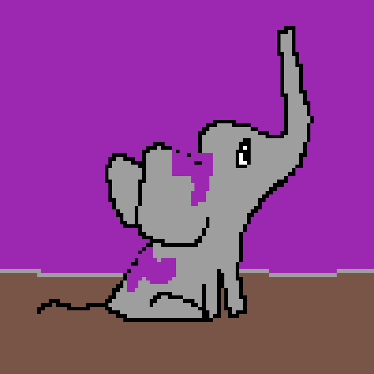 Pixilart - elephant by s911635