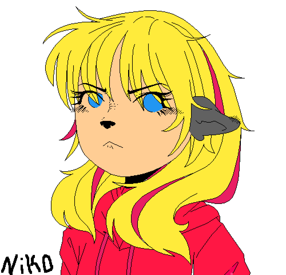 Pixilart - niko wolf by Anonymous