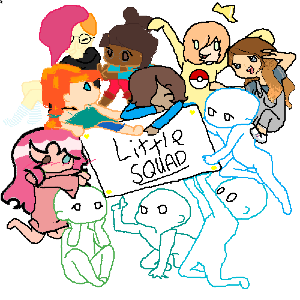 Pixilart - SHORT SQUAD by Mikkiethechild