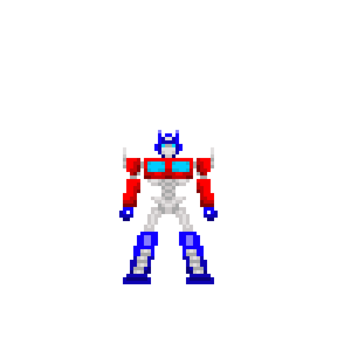 Pixilart - optimus prime by Pixelman101