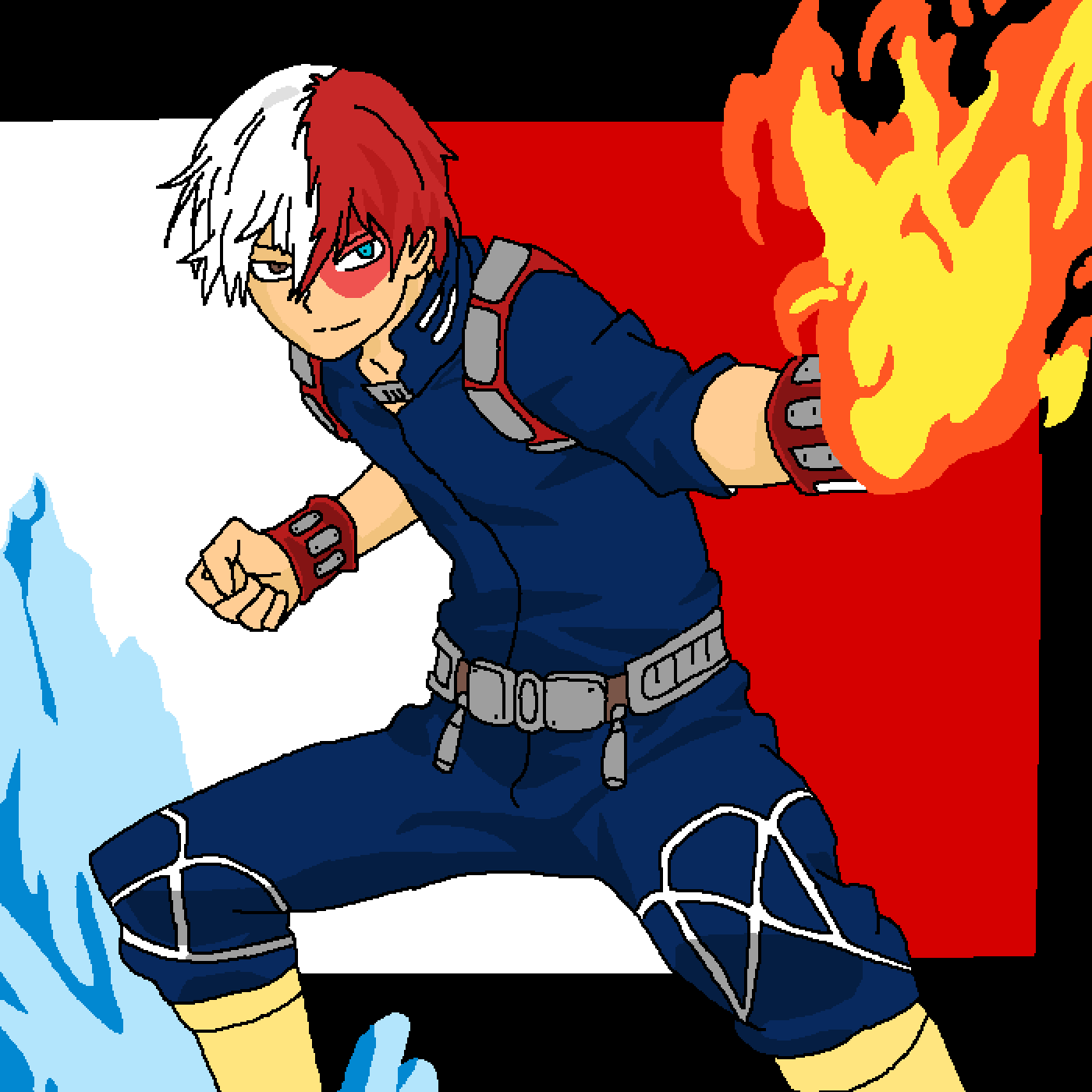 Pixilart - shoto todoroki by Frogbreath