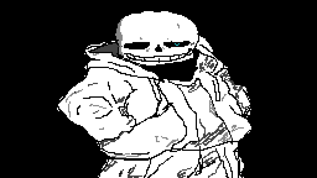 Pixilart - Sans Battle Mode by TheDrawingBIT