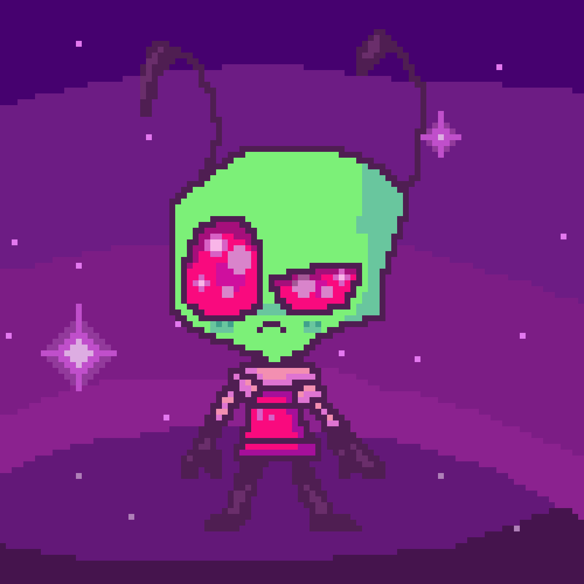 Pixilart - Cute Baby Bug From Space by NeonKonpeito404
