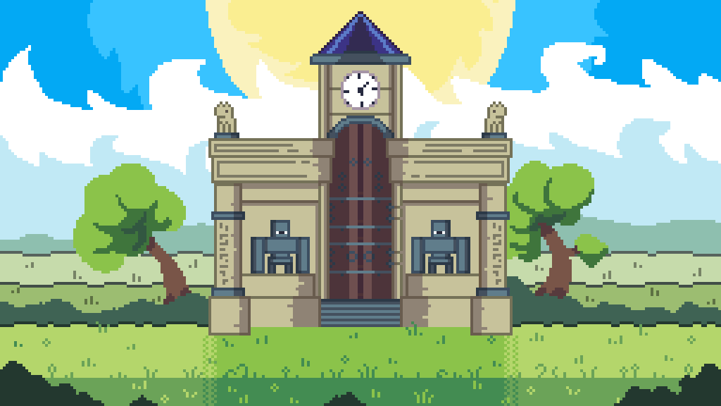 Pixilart - A Lonely Clocktower by Vinzenzius