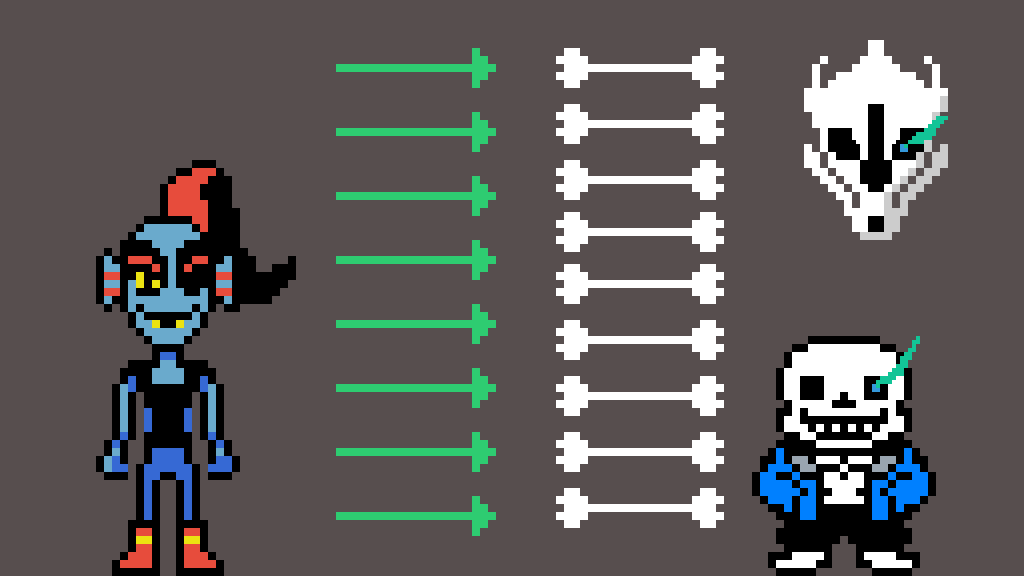 Pixilart - undyne vs sans by sans-skele-ton