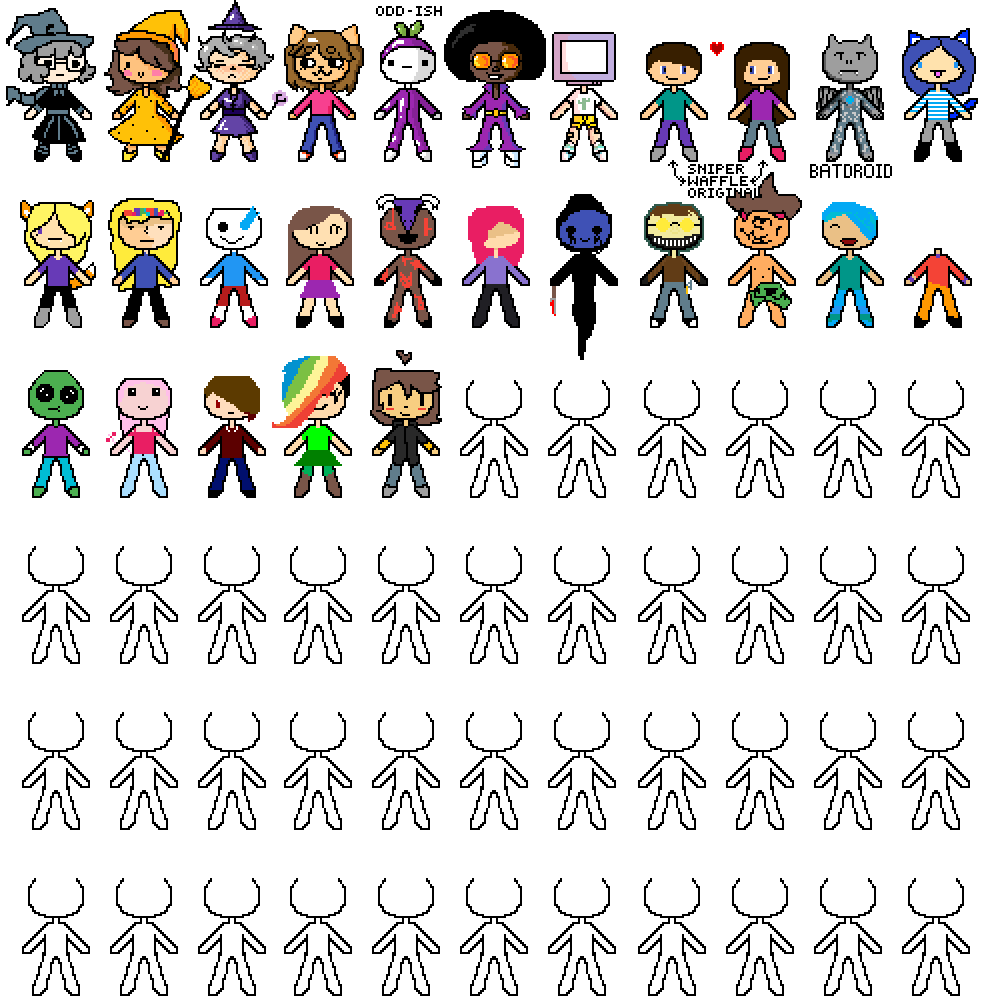 Editing COLAB - Free online pixel art drawing tool - Pixilart