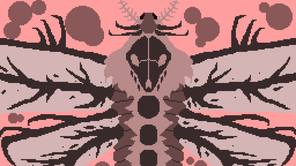 Pixilart - Devils Hawk Moth by EmeraldSerpent