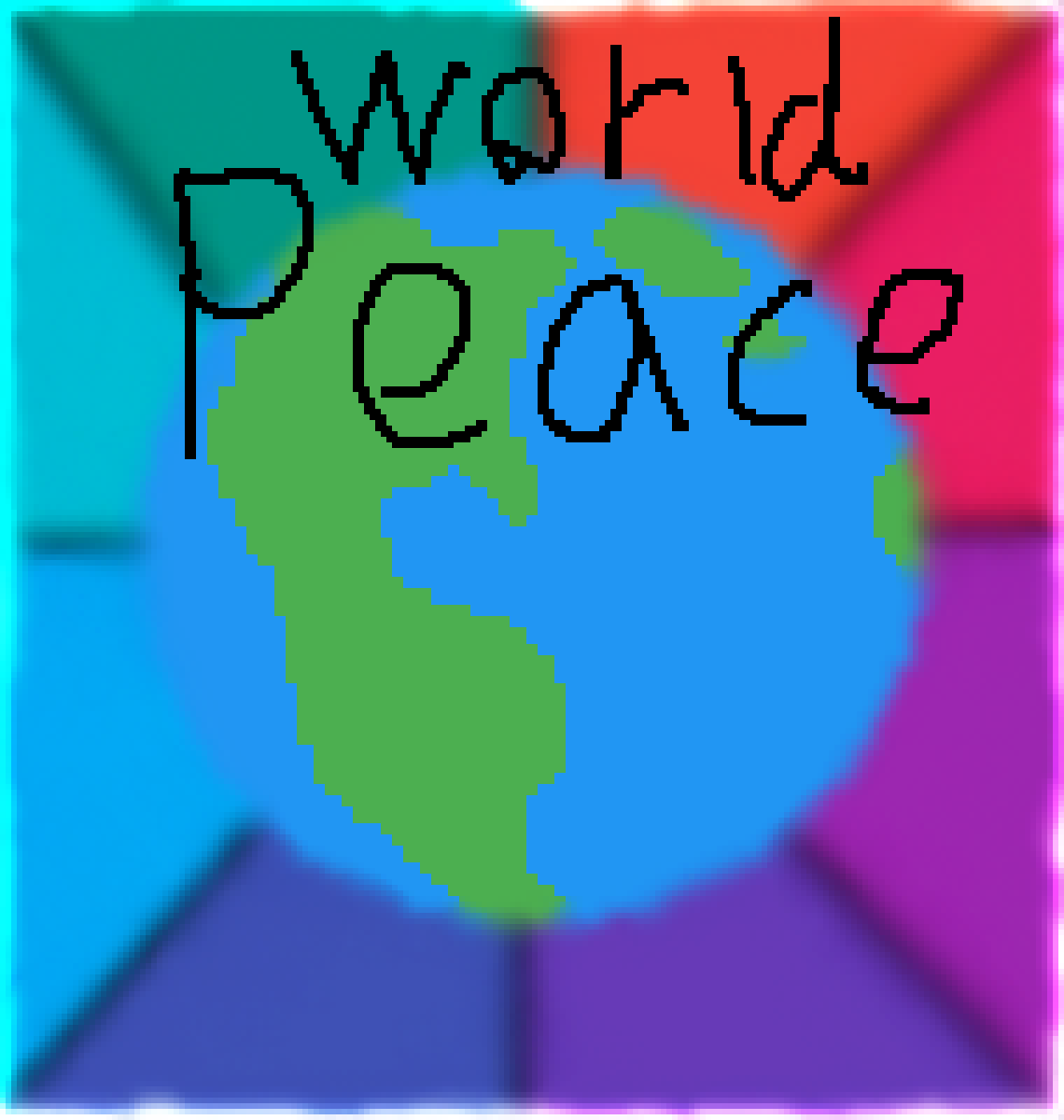 Pixilart - World peace (♥‿♥) by Xnet