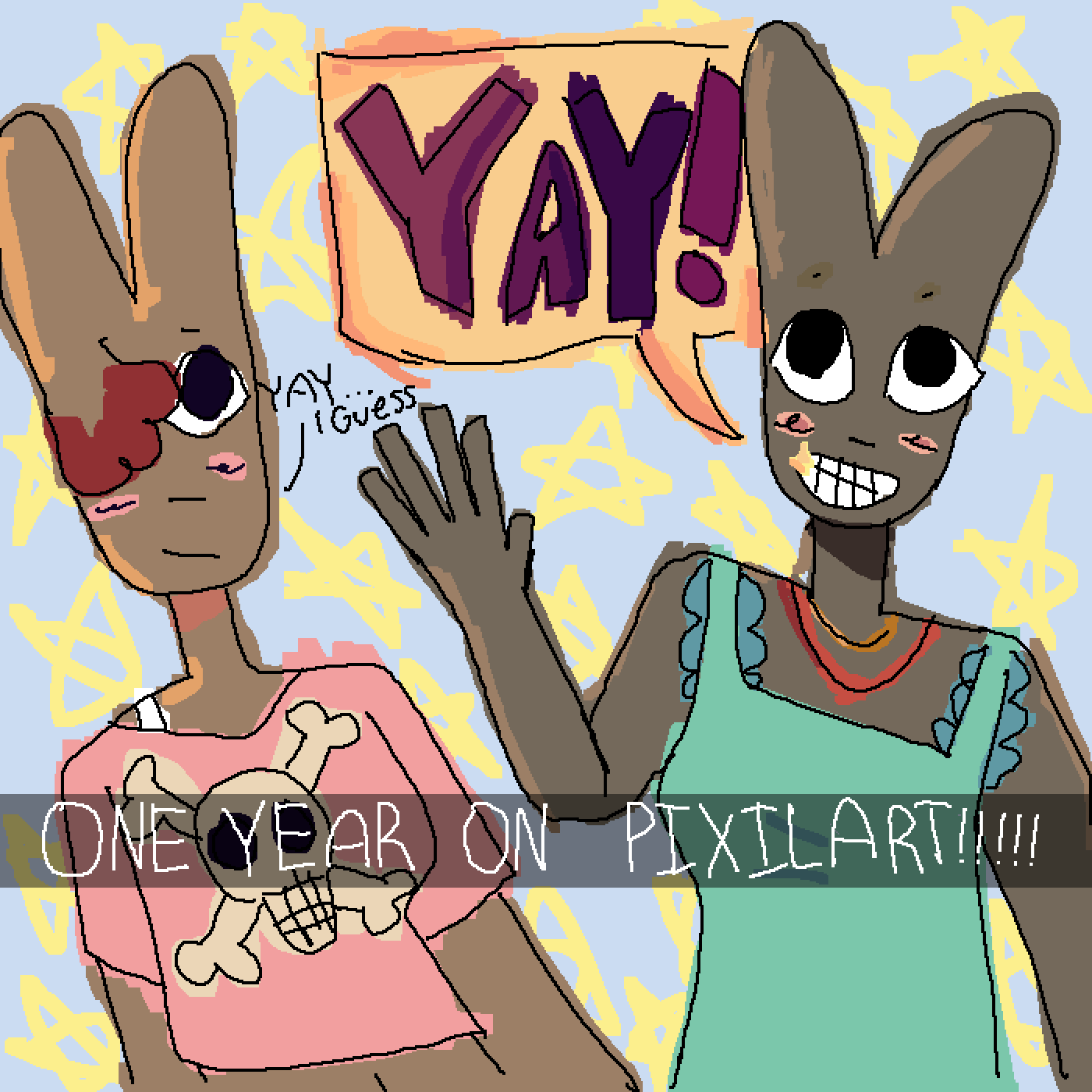 Pixilart - YAY 1 YEAR by st4rrstruuck
