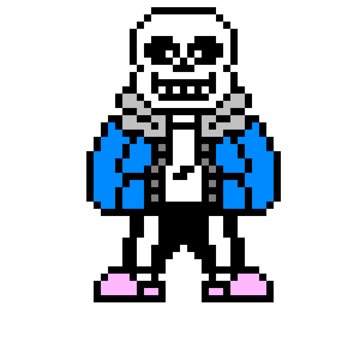 Pixilart - Sans sprite by SpongeChris