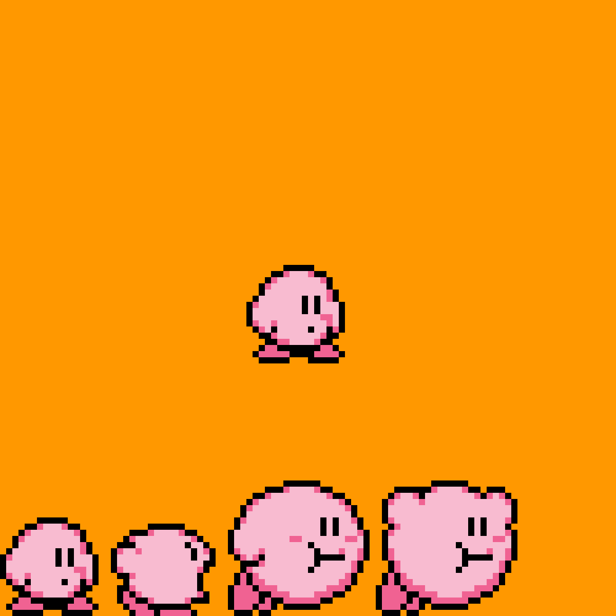 Pixilart - Kirby fly sprites by camkachu