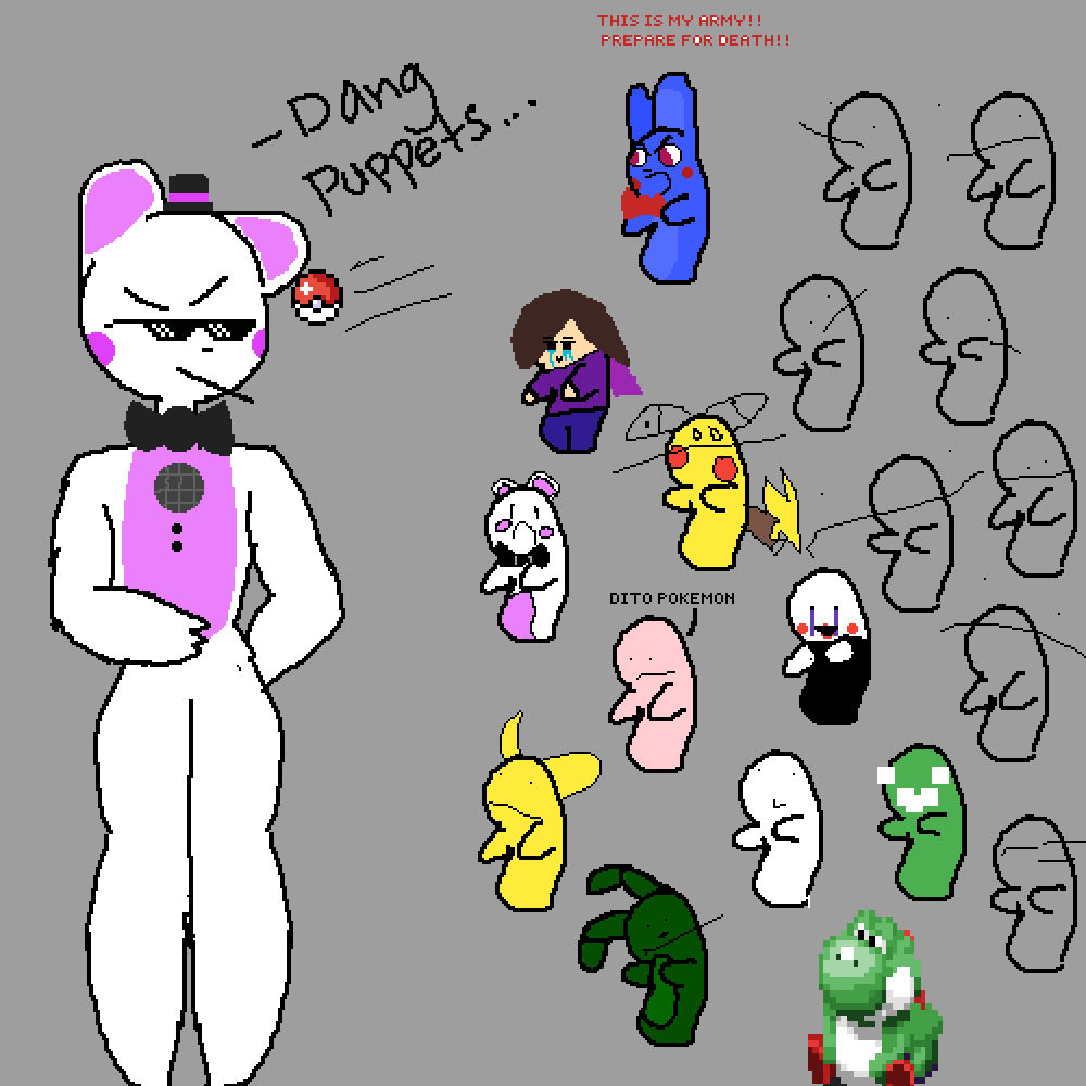 Editing Hey look a yoshi wonder - Free online pixel art drawing tool ...