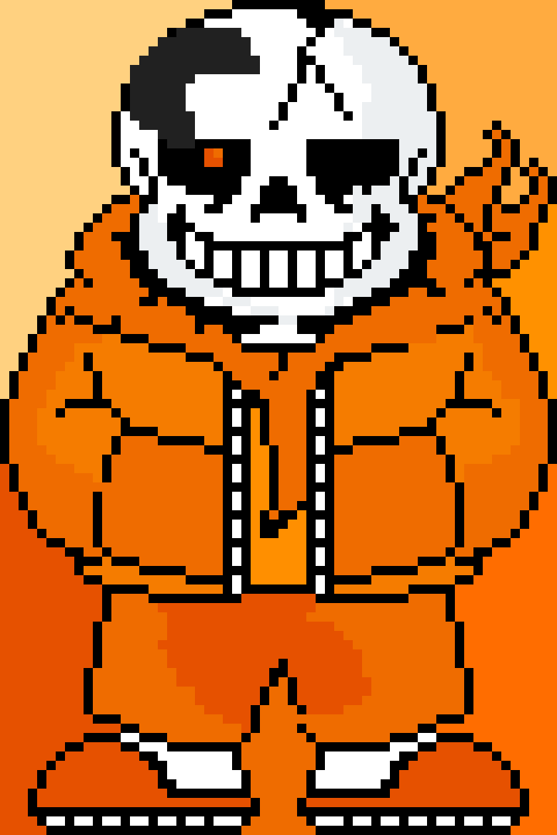 Pixilart - My PrisonTale Sans by Hitoshii