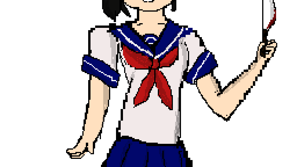 Editing Yandere - Free online pixel art drawing tool - Pixilart