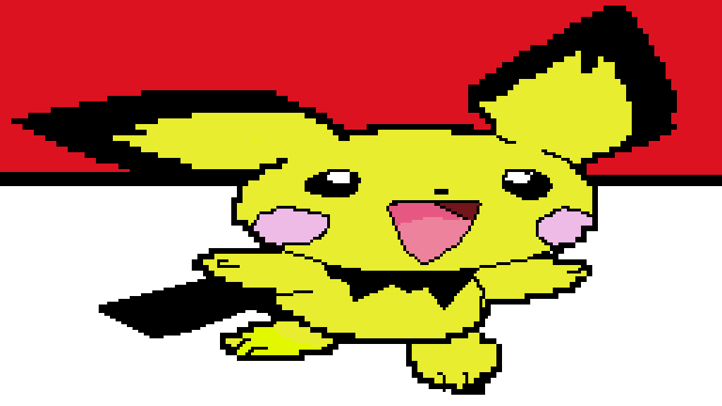 Pixilart - Pichu by Elementgamer