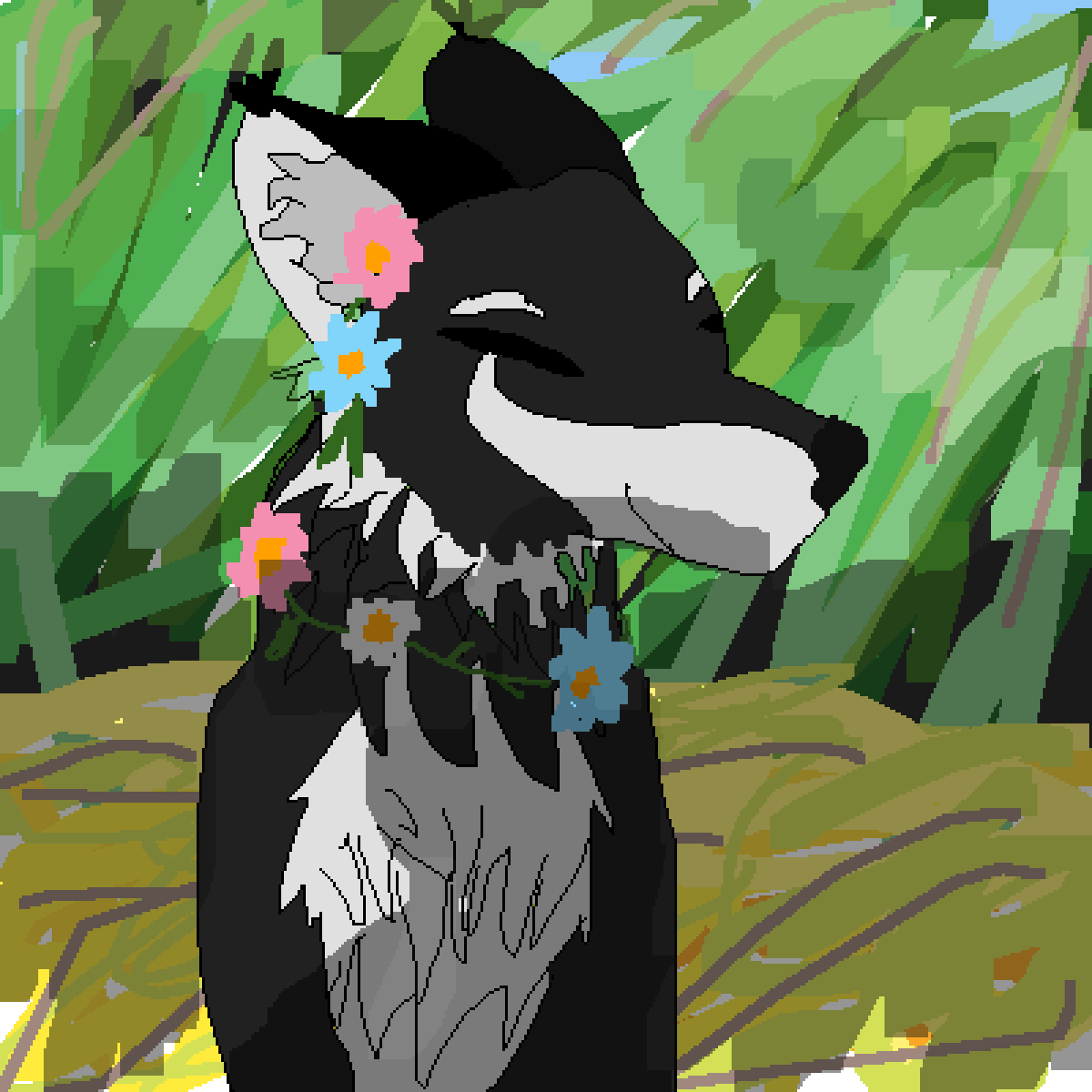 Pixilart - Wolf that is happ by achak