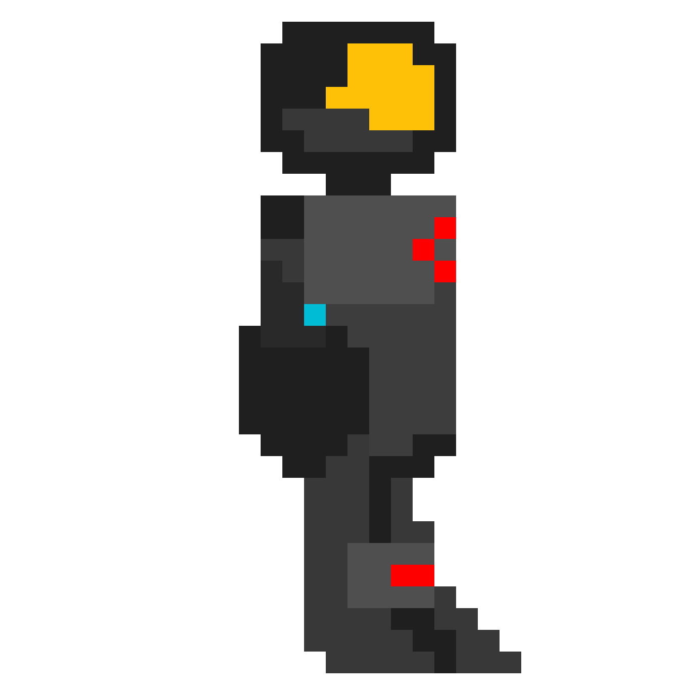 Pixilart - Jeffrey Sprite (Side view) by NickyKitty007