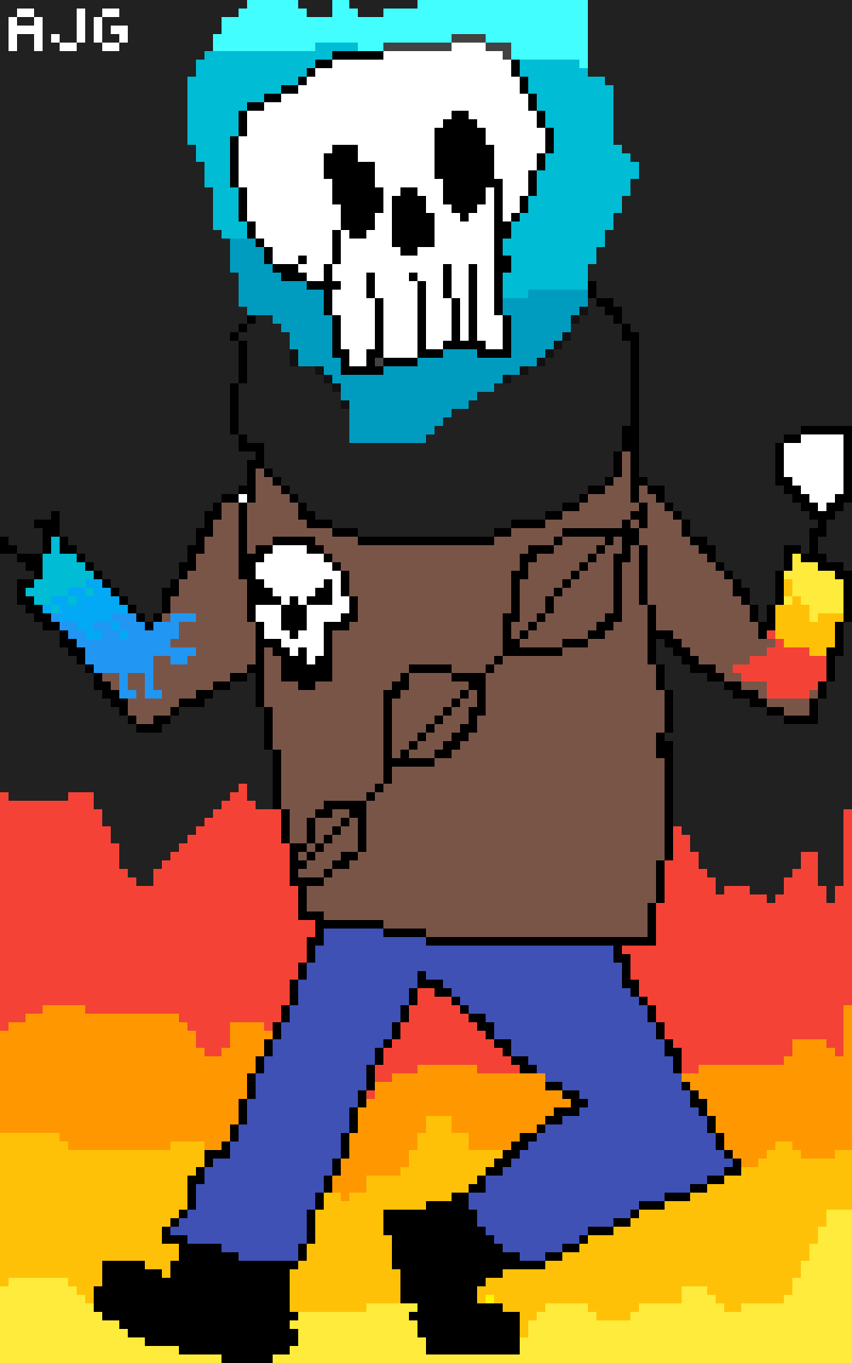 Pixilart - Hellfire by AJG676