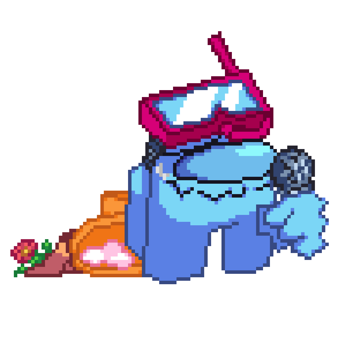 Pixilart - Cyan Impostor Week 6 by koopastudios
